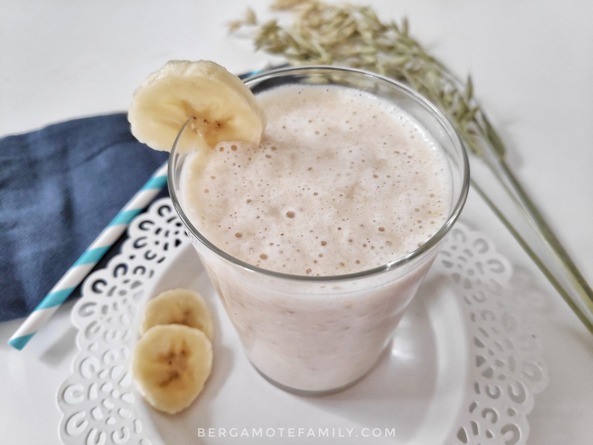 Mon petit smoothie banane piment : doux et épicé ! - Bergamote & Family